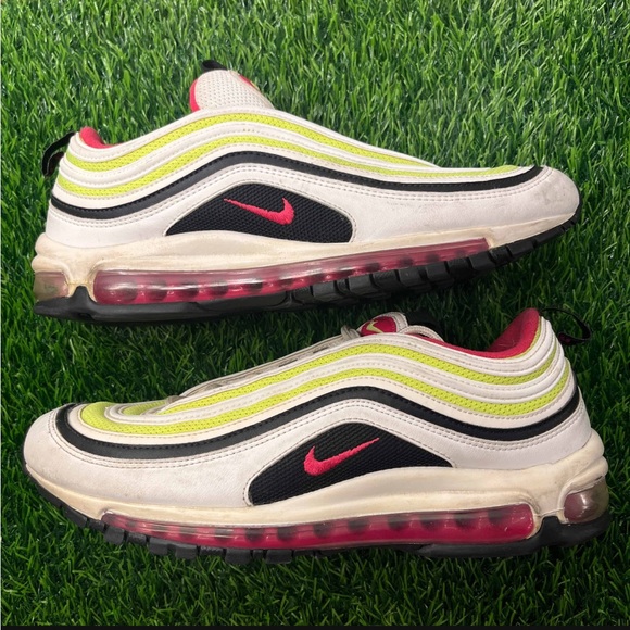 Nike | Shoes | Nike Air Max 97 Volt Rush Pink White L | Poshmark